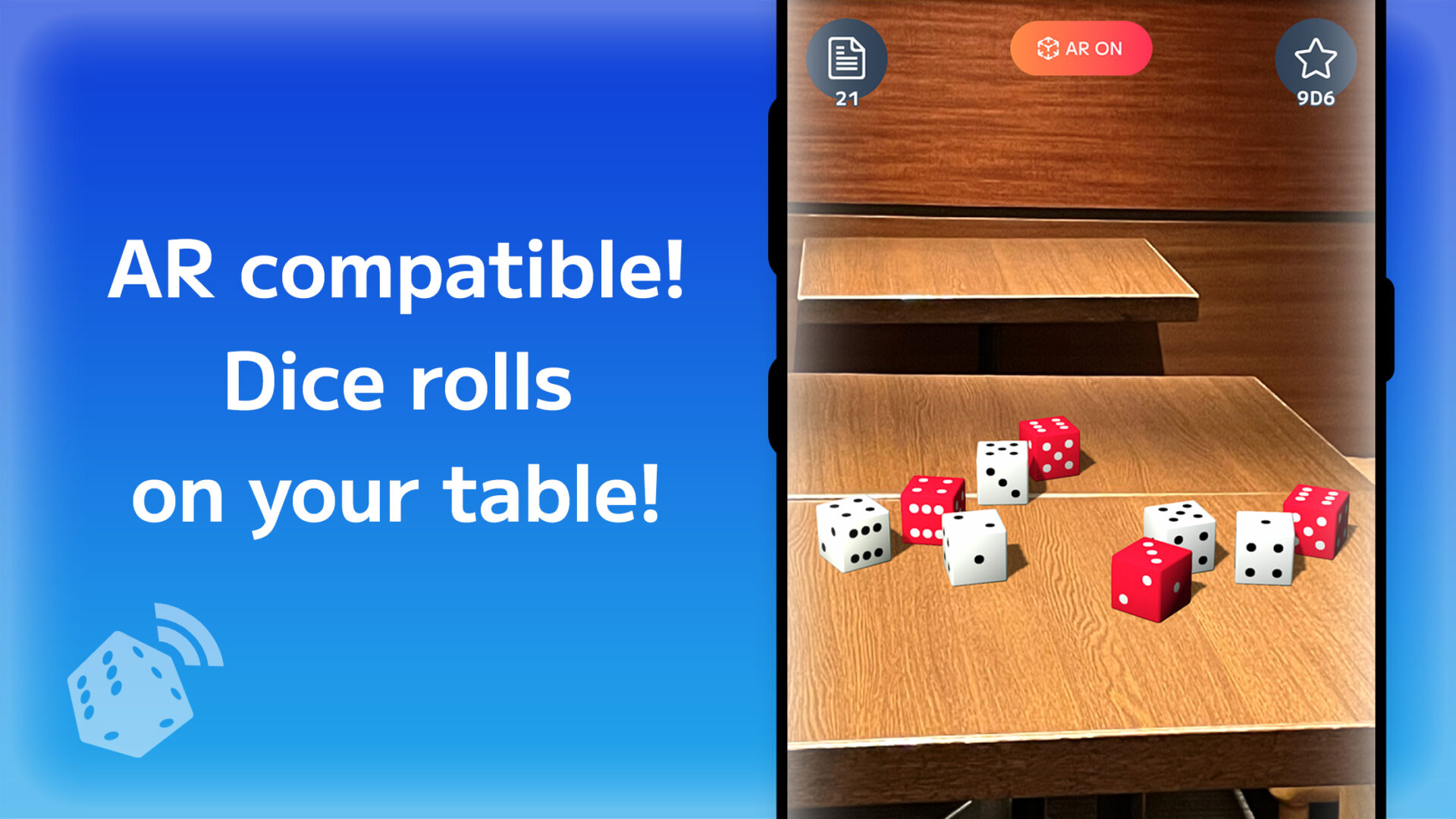 v1.5.0 – AR Mode released!｜Remote Dice 3D - Share Result!